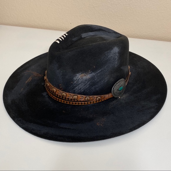 Stampede | Accessories | Stampede Distressed Black Rancher Hat | Poshmark